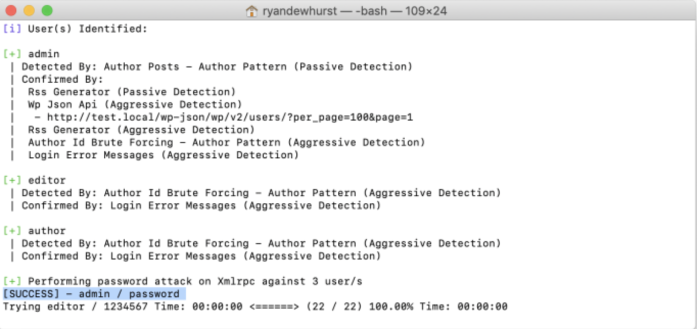 What is a brute force attack? | WPScan